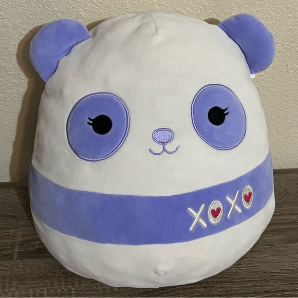 Squishmallows | Toys | Squishmallows Prescott The Purple Panda Xoxo ...